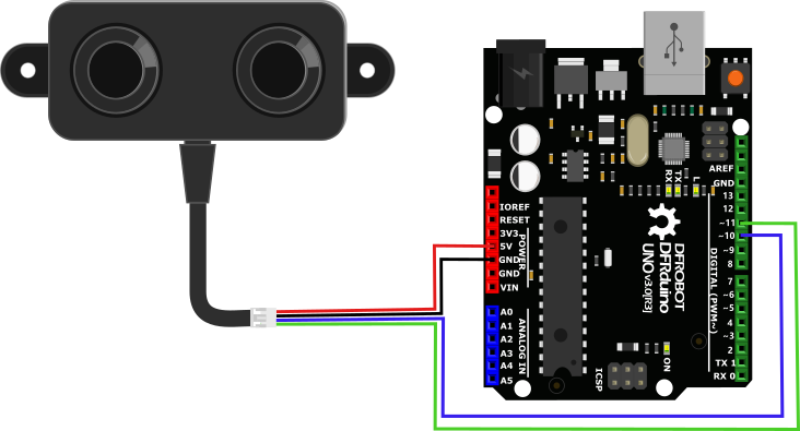 DFROBOT SEN0311 A02YYUW防水超声波传感器 产品资料 使用教程