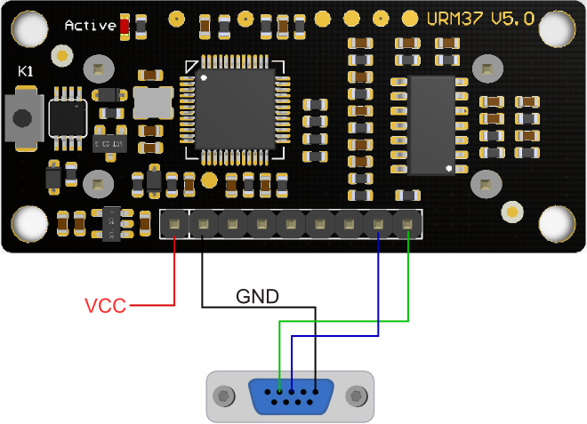 URM37 V5.0超声波测距传感器